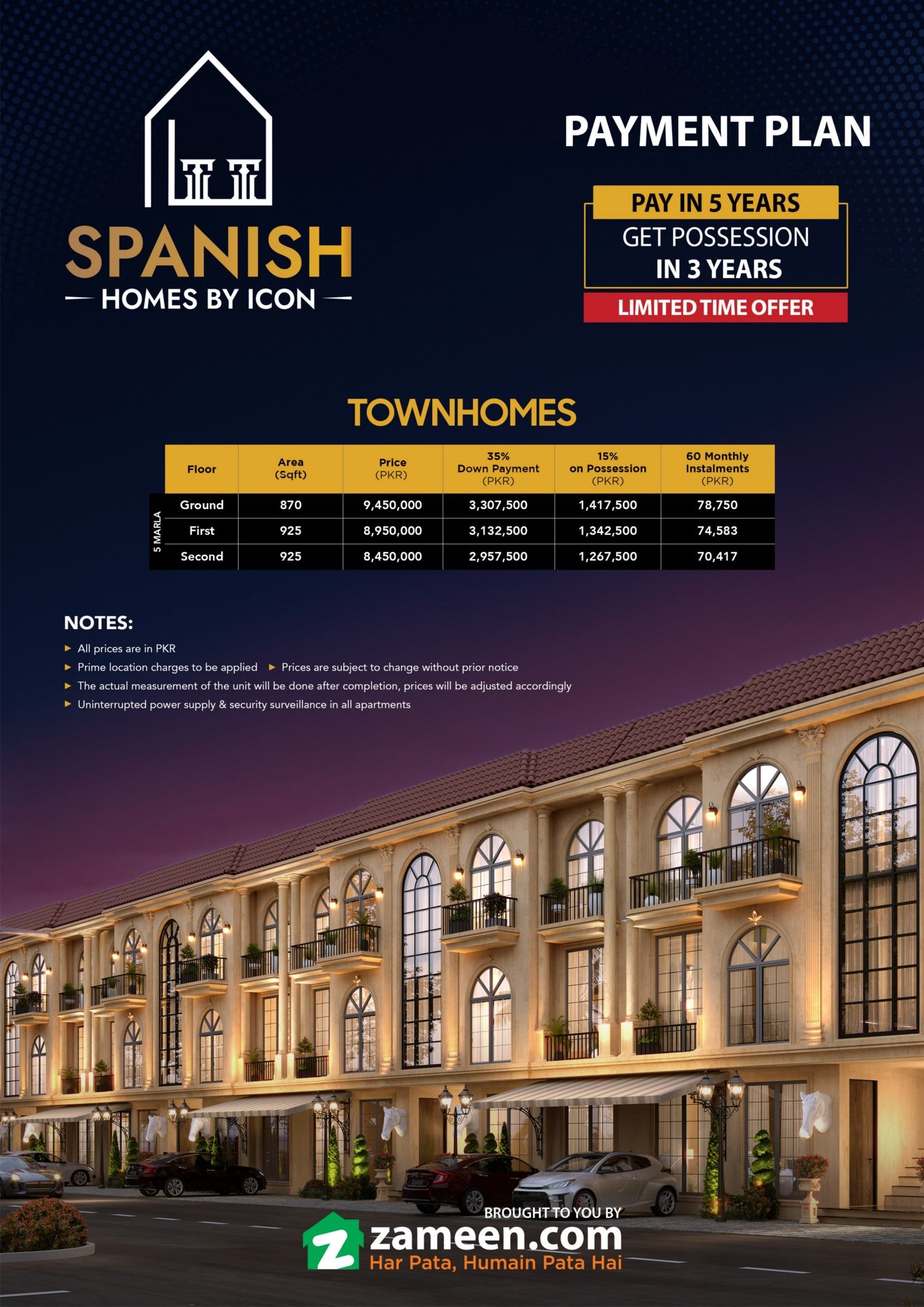 Spanish Homes by Icon Lahore
